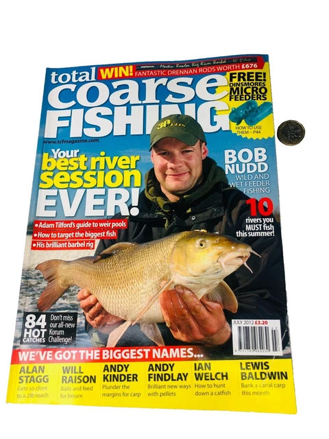 MAGAZINE TOTAL COARSE Fishing Fish Angler's Angling Mag July 2012 ncb £ ...