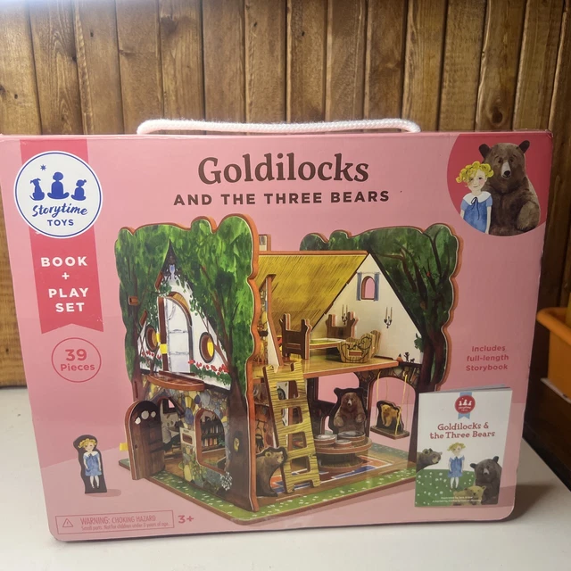 GOLDILOCKS AND THE Three Bears Book & Playset (39 pieces) by Storytime ...