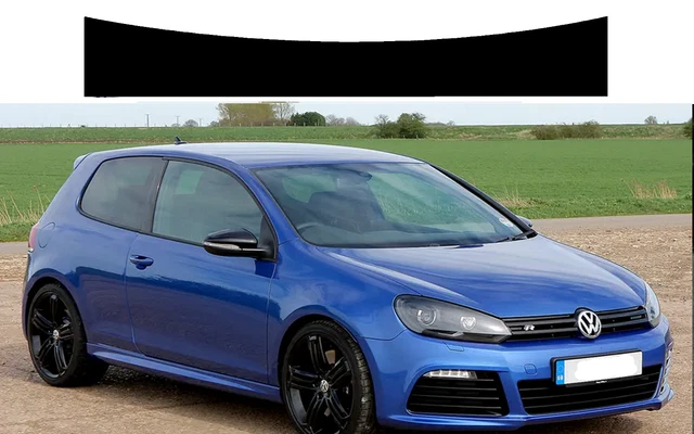 SUNSTRIP FOR VOLKSWAGEN Golf / Pre cut - no trimming / VW Golf MK6 GTi ...