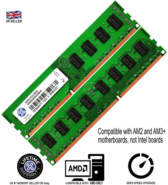 XUM 4GB 8GB Memory RAM 4 AMD Desktop PC3 10600 DDR3 1333MHz 240 Pin Non ...