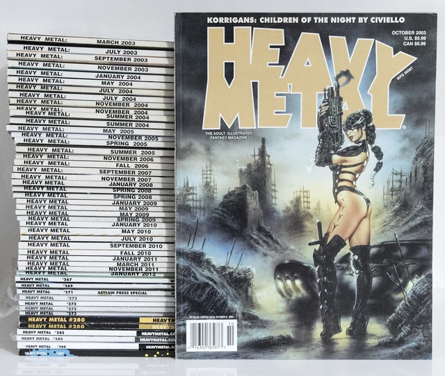 HEAVY METAL ILLUSTRATED Fantasy Magazine : select your back issues ...