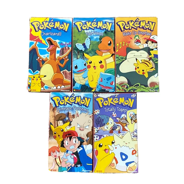 LOT OF 5 Pokémon VHS Rare Original Vintage 1998 Episodes $50.00 ...