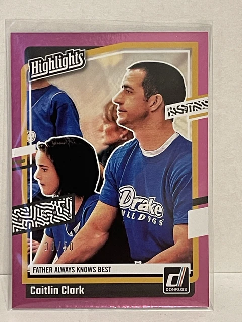 COLLECTION PANINI CAITLIN Clark H2 Father Knows Best Pink /50 EUR 9,18 ...