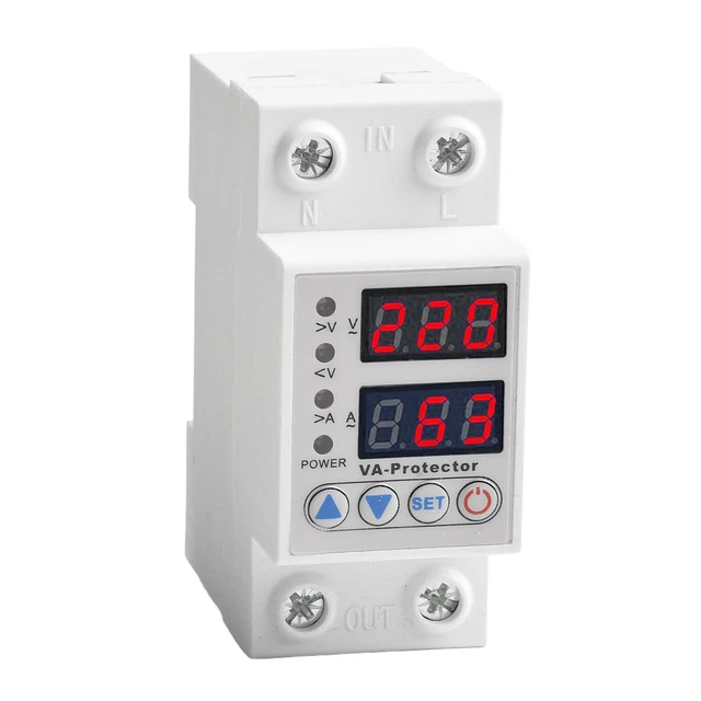 DISPOSITIF DE COUPURE de courant réglable avec double écran LED pour ...