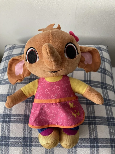 CBEEBIES TALKING SULA elephant plush toy (b) Bing Bunny by Golden Bear ...