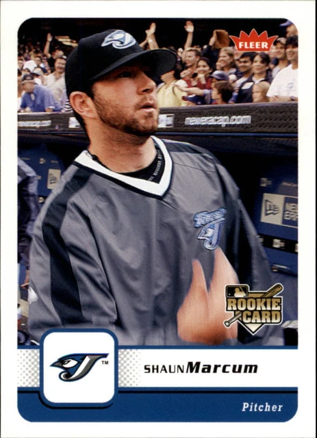 CARTE DE BASEBALL 2006 Fleer Toronto Blue Jays #53 Shaun Marcum RC EUR ...