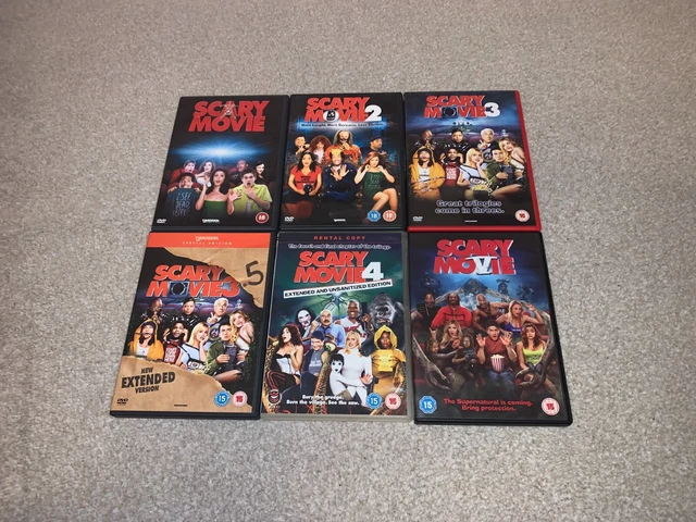 SCARY MOVIE (COMPLETE Collection) - Dvd Set 6-Discs Horror Comedy 1 2 3 ...