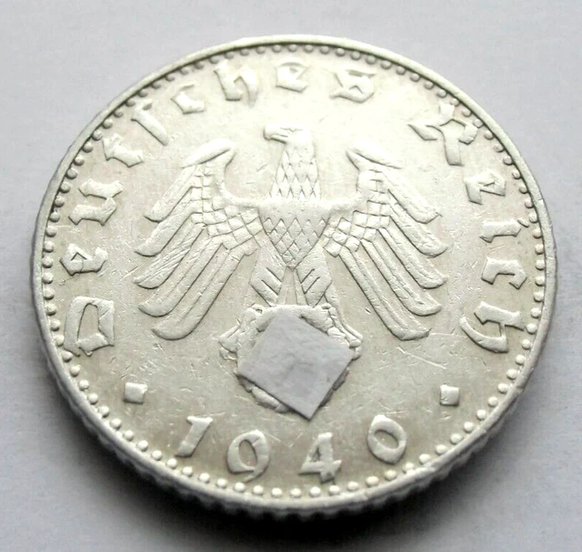 (25) GERMAN 3RD REICH 1940 B - 50 REICHSPFENNIG WWII COIN EUR 11,40 - PicClick FR