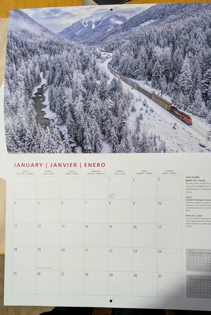 2026 LICENSED CPKC Calendar Jan 2026-Jan 31, 2027 with Custom Fitted ...