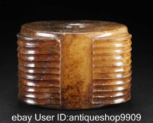 4 &CHINE ANCIENNE culture de montagne rouge et Tian yusculpture jade ...