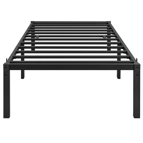 METAL PLATFORM BED Frame with Heavy Duty Steel Slat Support Non-slip 36/41/46cm £44.99 - PicClick UK