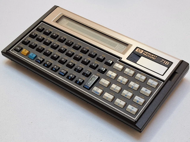 HEWLETT-PACKARD HP-71B PORTABLE computer with pouch & its books EUR 229 ...