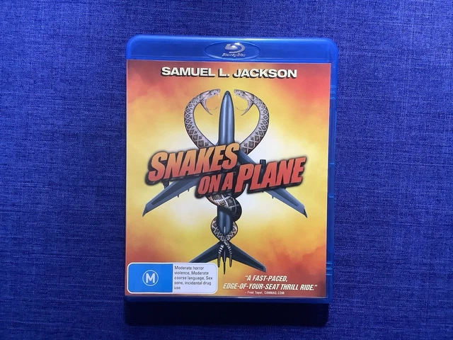 SNAKES ON A Plane (Blu-ray, 2006) Samuel L Jackson - Like New Region B ...