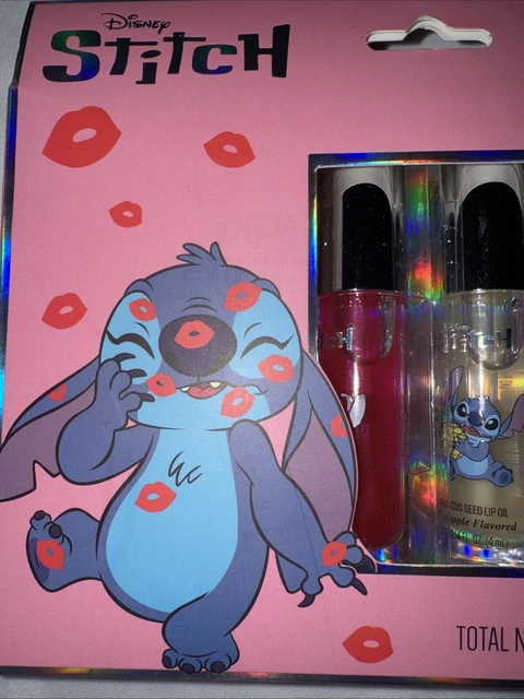 DISNEY TASTE BEAUTY LILO & STITCH Hibiscus Seed Lip Oil Set Flavored ...