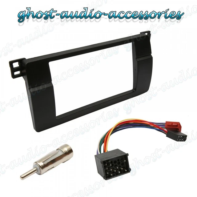DOUBLE DIN FAÇADE pour BMW e46 Voiture Radio CD Kit Fixation Stéréo EUR ...