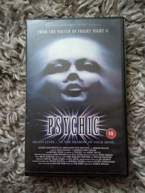 PSYCHIC RARE BIG Box Rental Horror Vhs Video Cassette Original Zach ...