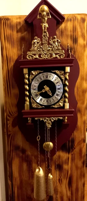 WUBA ZAANSE DUTCH Pendulum Wall Clock £80.00 - PicClick UK