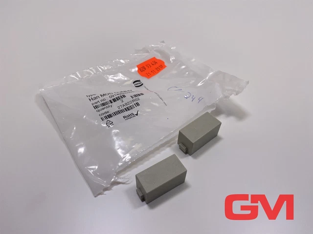 VE 2X HARTING Han Mod Factice 09140009950 Han Factice Module Goupille ...