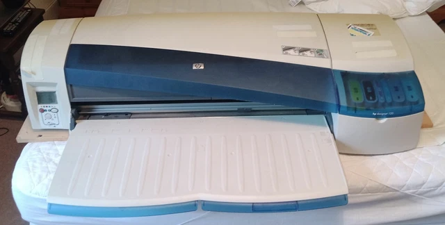 HP DESIGNJET 120 printer with roll feed £50.00 - PicClick UK