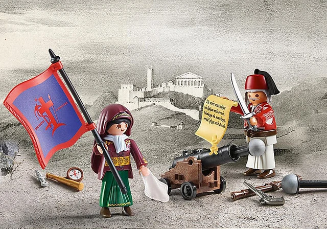 PLAYMOBIL PLAY GIVE 70761 Héros de la Révolution Grecque NEUF - SANS ...