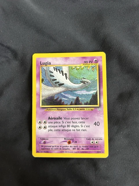CARTE POKÉMON LUGIA 20/64 - Rare - FR EUR 39,90 - PicClick FR