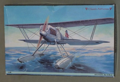 CLASSIC AIRFRAMES MODELS Heinkel He51B-2 plastic model kit in 1:48 ...