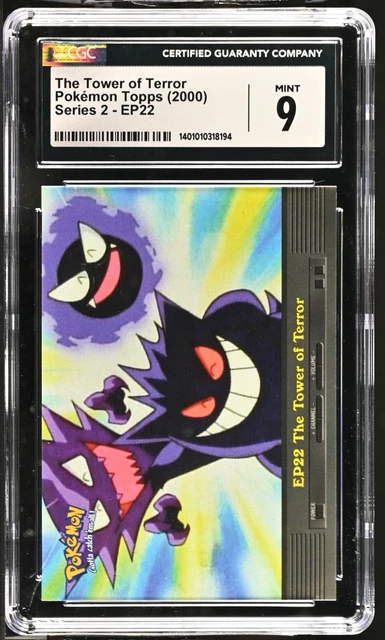 POKÉMON TOPPS 2000 La Tour de la Terreur Série 2 - EP22 avec Gengar ...