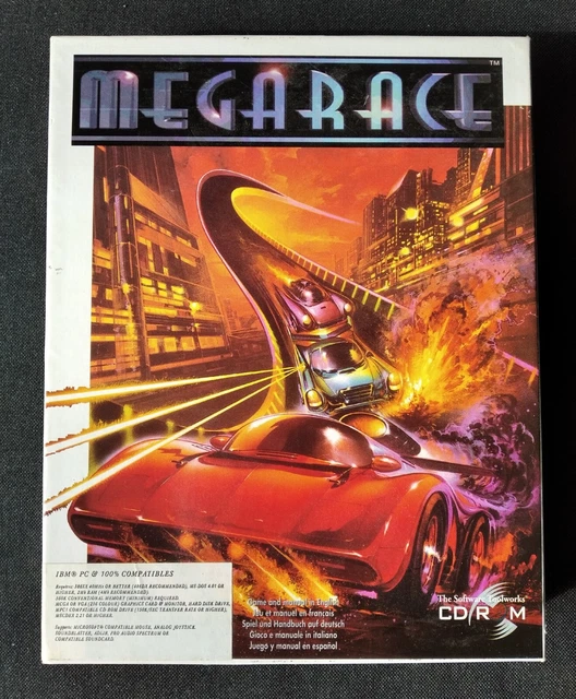 MEGARACE - BIG Box MS-DOS PC CD-ROM 1994 Cryo EUR 30,00 - PicClick IT