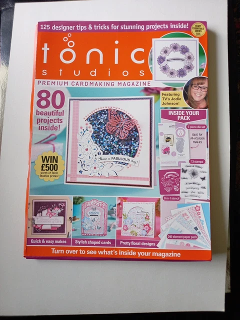 TONIC STUDIOS PREMIUM Cardmaking Magazine, Craft Essentials Series 103 ...