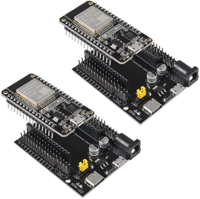 2 SETS ESP-WROOM-32 ESP32 ESP-32S Development Board CP2102 Wifi ...