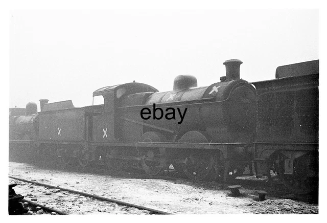 35MM ORG B&W Neg - Steam Loco J11 Class 0-6-0 64409 @ Gorton Works 1959 ...