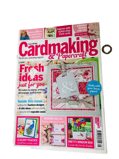 MAGAZINE CARD MAKING & Papercraft Craft Mag Issue 130 May nfb £7.89 ...