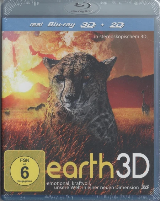 EARTH 3D BLURAY NEU emotional, kraftvoll,unsere Welt in neuen ...