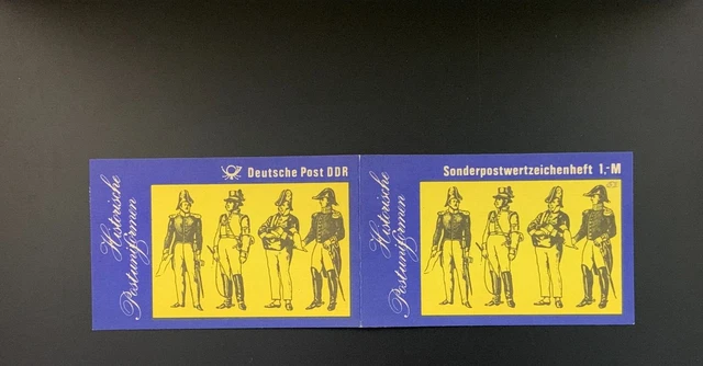 SONDERBRIEFMARKENHEFTCHEN DEUTSCHE POST der DDR SMHD 25 II postfrisch ...