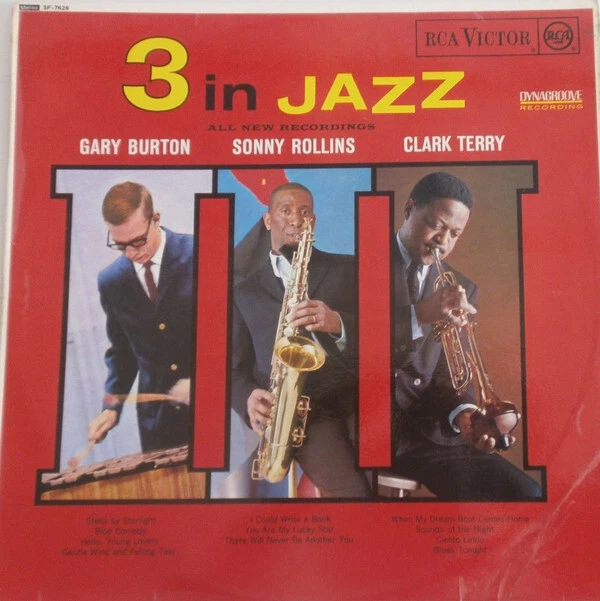 GARY BURTON / Sonny Rollins / Clark Terry - 3 In Jazz (LP, Album) EUR ...