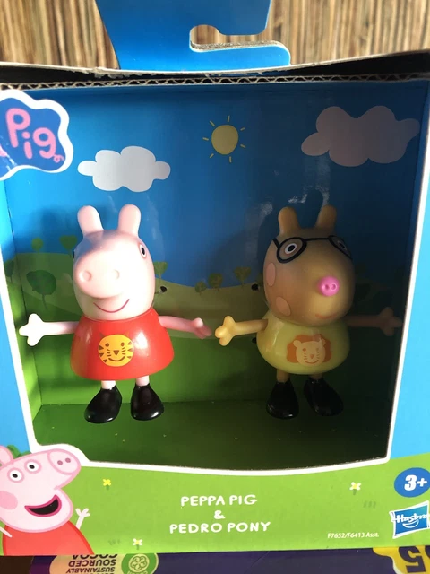 NEW PEPPA PIG Figures 2inch Peppa & Pedro Pony £5.45 - PicClick UK