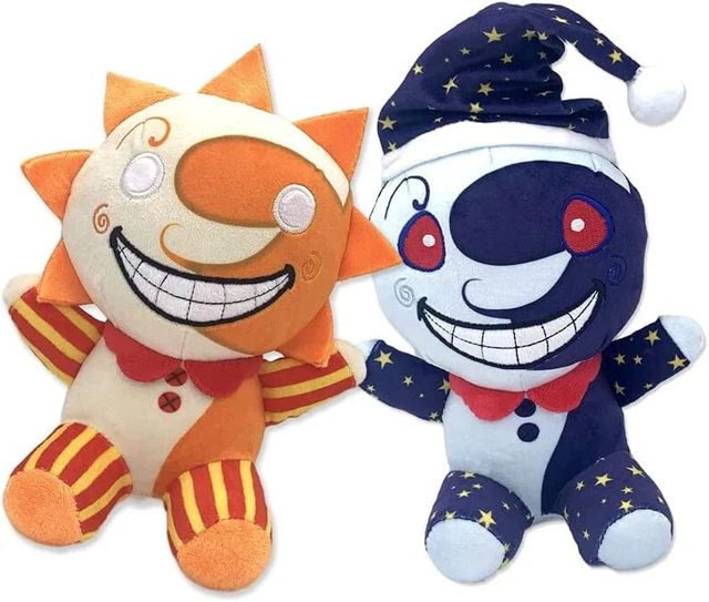 SUNDROP/MOONDROP CLOWN FNAF Security Breach Sun Plush Doll Stuffed toy ...