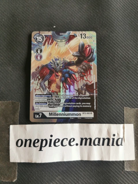 DIGIMON CARD GAME Millenniummon BT2-083 SR EUR 25,00 - PicClick FR