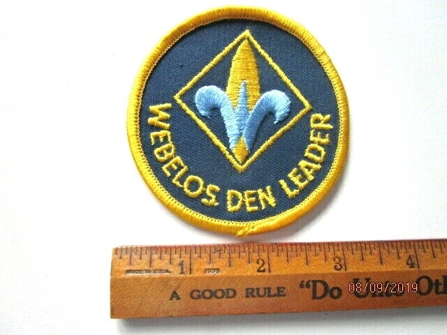 VINTAGE BOY SCOUT Webelos Den Leader Patch D9-9 $67.96 - PicClick CA