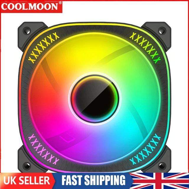 PC CASE FAN 5V 3Pin ARGB ARGB CPU Cooler ARGB Case Cooler Fan for ...