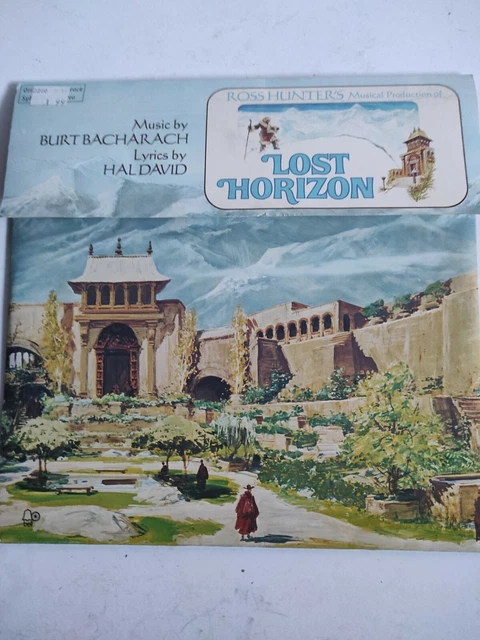 LOST HORIZON SOUNDTRACK LP Bacharach & David Bell Records Envelope ...