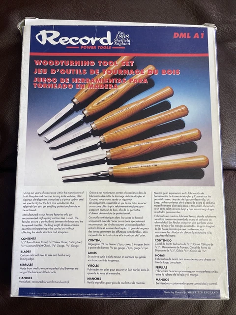 RECORD POWER 6 Piece Turning Set Woodturning Tool £125.00 - PicClick UK