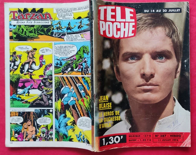 MAGAZINE TELE POCHE N°387 11 Juillet 1973 Jean BLAISE La Duchesse d'Avila EUR 4,00 - PicClick FR