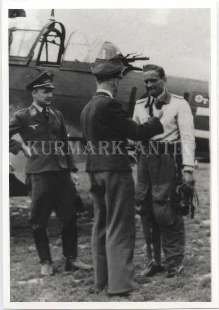 S615 FOTO WEHRMACHT Archiv Repro Luftwaffe Flugzeug Stuka Pilot Rudel ...