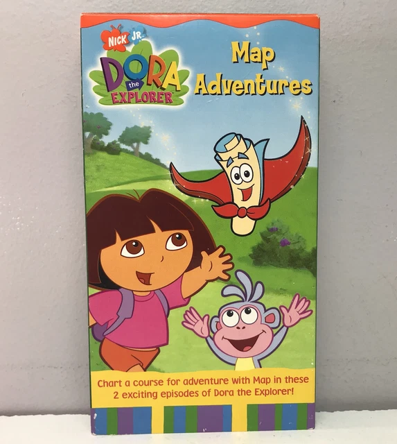 NICK JR DORA the Explorer Map Adventures VHS Video Tape Nickelodeon ...