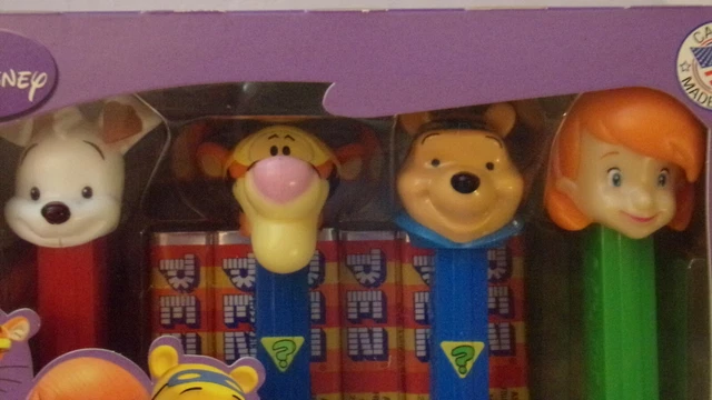 DISNEY MY FRIENDS Tigger & Pooh PEZ Darby Buster Winnie Sleuth Limited ...