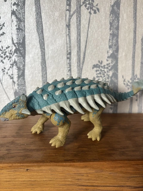 JURASSIC WORLD CAMP Cretaceous Ankylosaurus Bumpy Action Figure Mattel ...