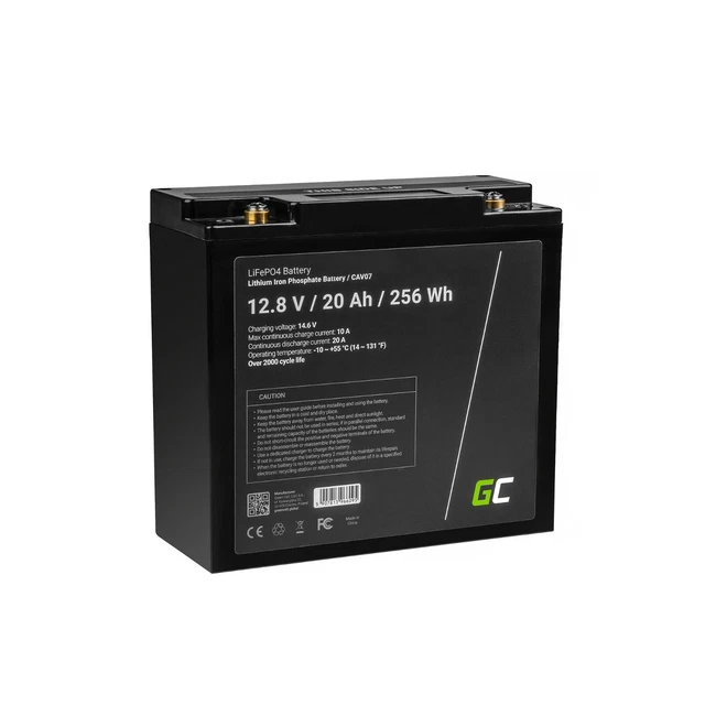 GC 12V 20AH Lithium Batterie LiFePO4 akku BMS für Rasenmäher Modellbau ...