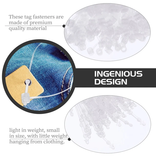 5000PCS SNAP LOCK Pin Security Plastic Price Tags Fasteners Security ...