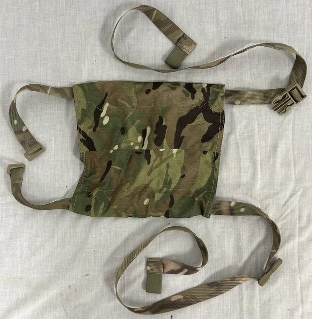 BRITISH MILITARY ISSUE MTP Camouflage Virtus Webbing System Helmet ...